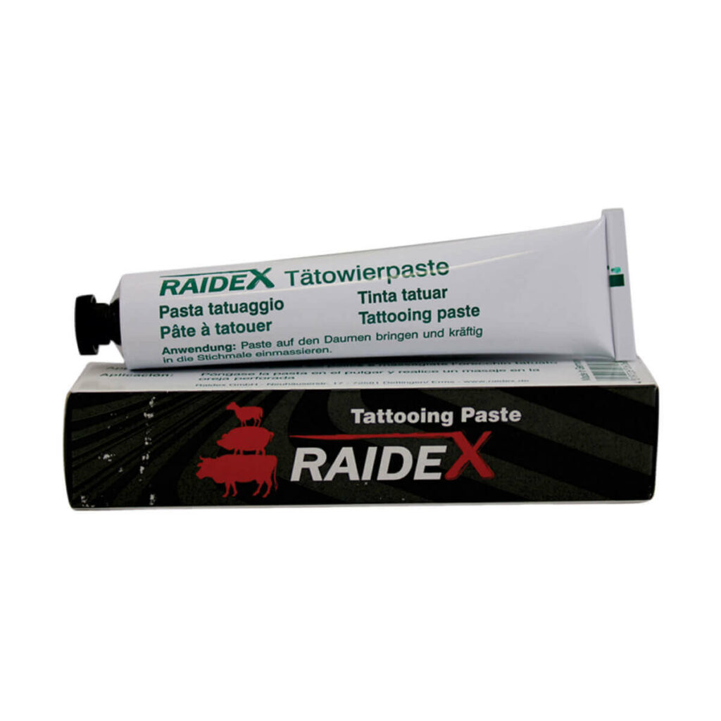 Raidex Tattoo Paste White – AgriVet Bloemfontein